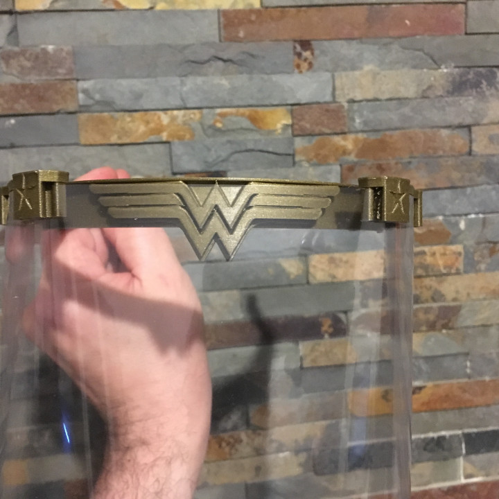3D Printable Wonder Face Shield - Wonder visière by Fossati Philippe
