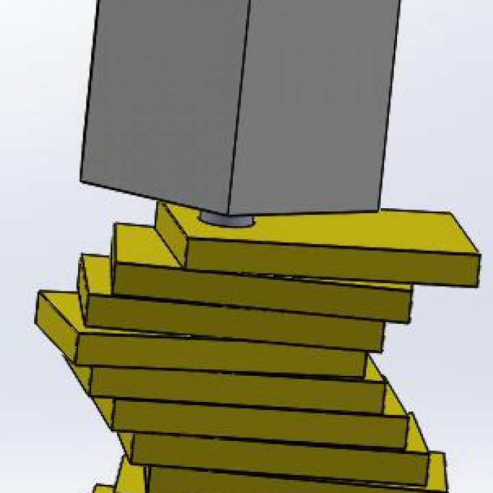 3D Printable Revolving Stack Lamp by Tayyab Ghori