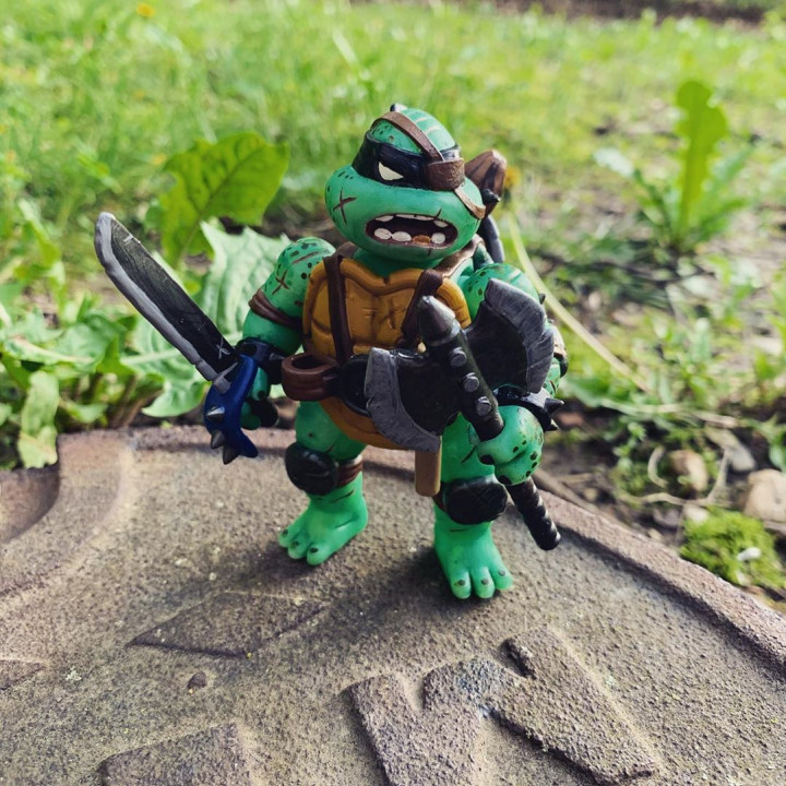 3D Print of Turtles Fighters by kingPenguin