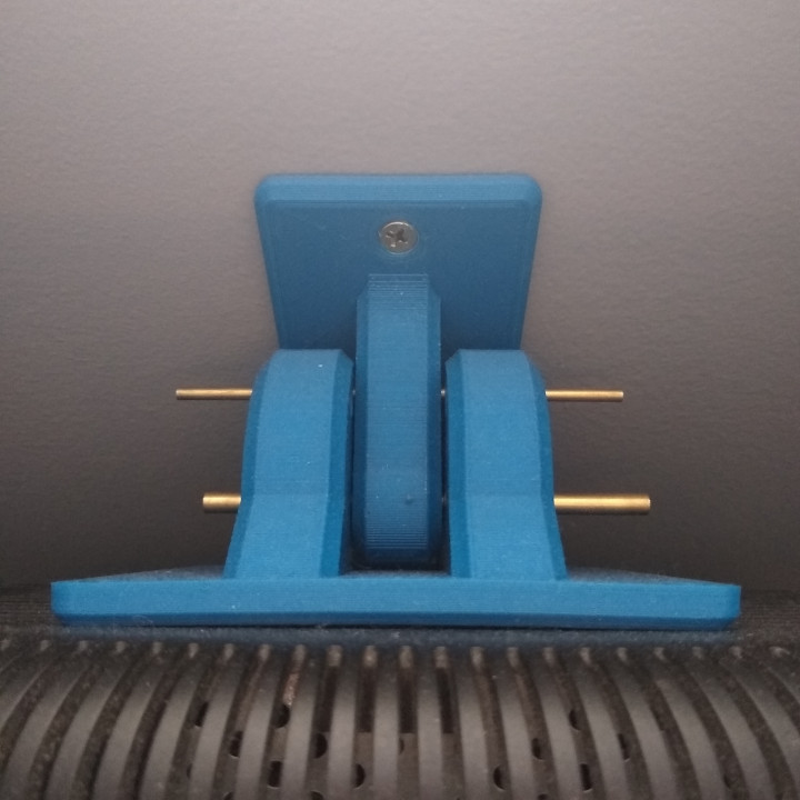 3D Printable VESA 100mm Wall Mount by Devan Metz
