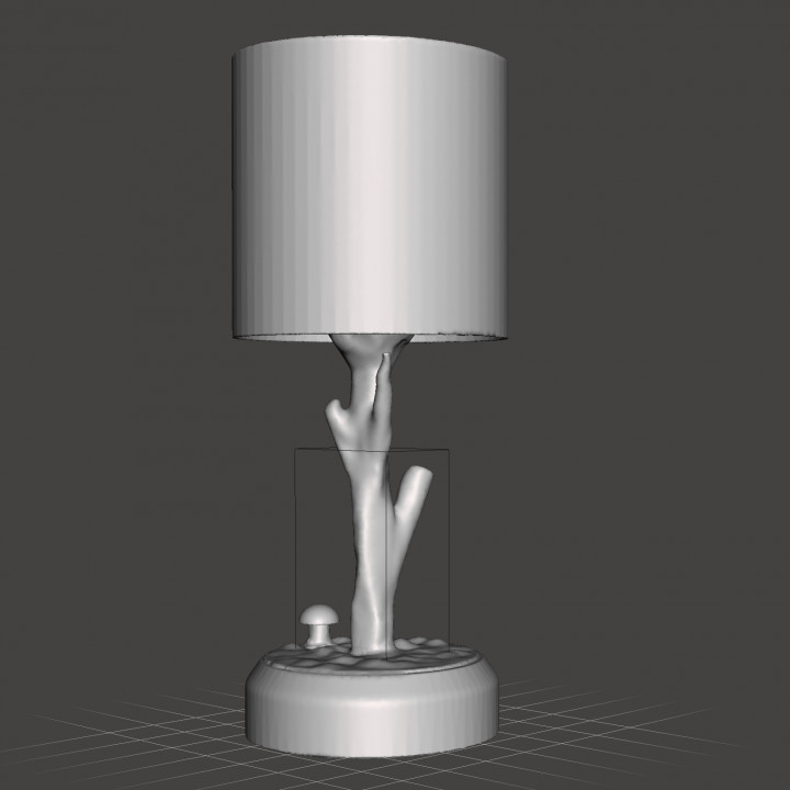 3D Printable Simplistic Nature Lamp by Cody