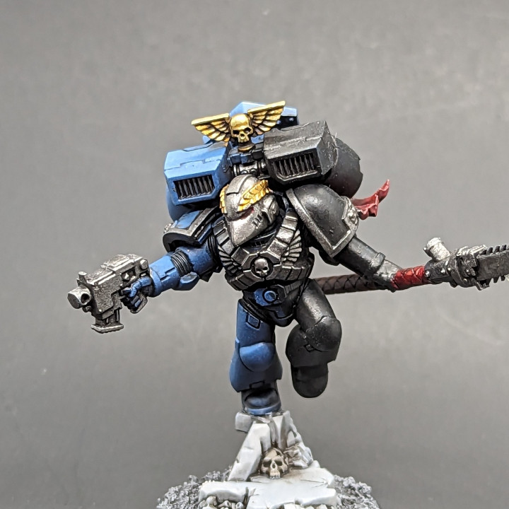 3D Print of Proxy Beaky Helmet Bitz - Space Marine by markhill1
