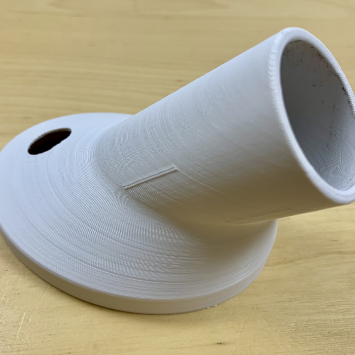 3D Printable Drill dust collector adapter for vacuums by Gabor Penoff