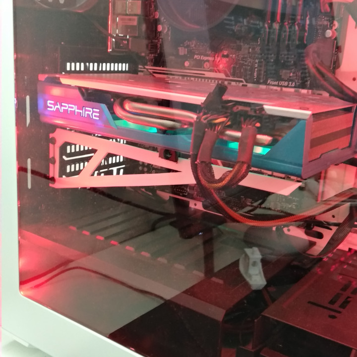 3D Printable GPU Support/Holder by Borsato Andrea