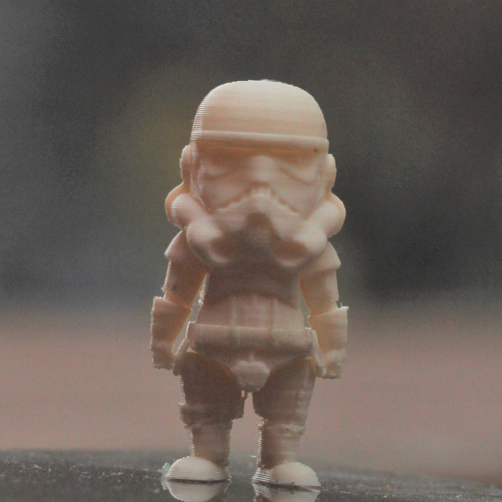 3D Printable mini stormtrooper by Szőnyi Balázs