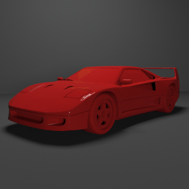 3D Printable Super Car Ready for Print by demis sarda