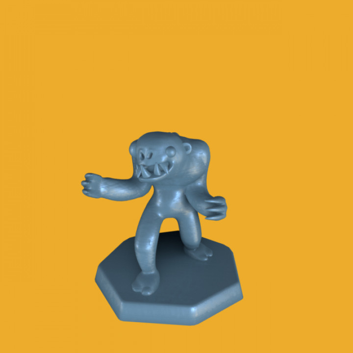 3D Printable ghoul by Dick Poelen