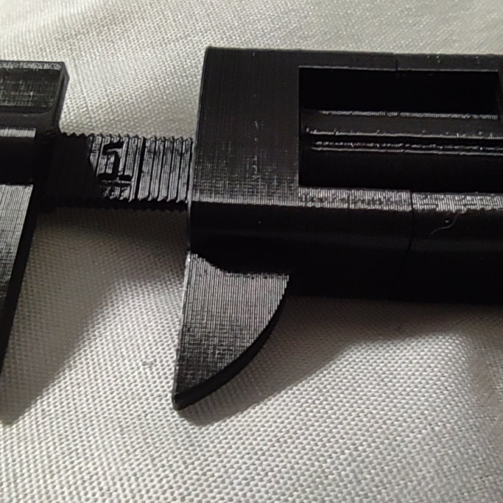 3D Printable A simple caliper by Girolami Claudio