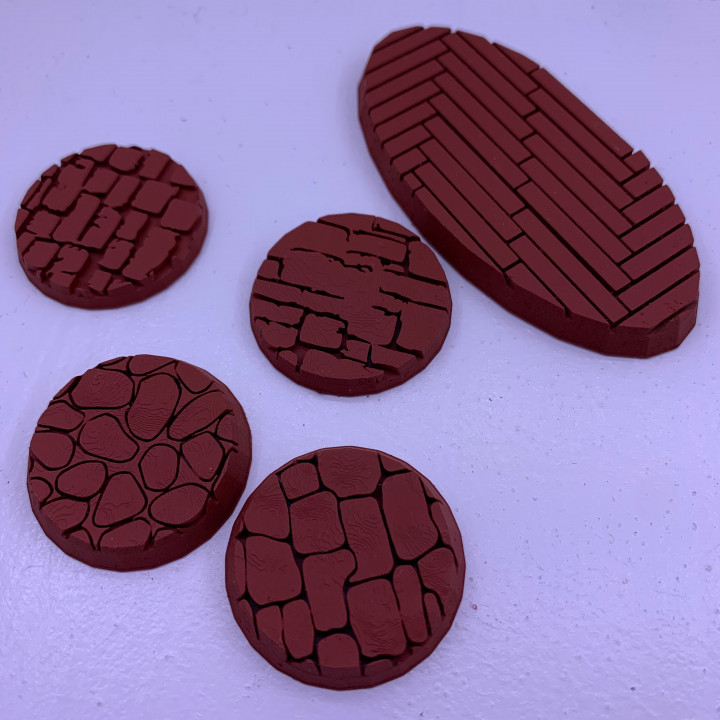 3D Printable stone Bases by Miss Mirina Faria
