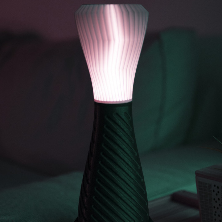 3D Printable MOOD LAMP by Pepo Aliaga