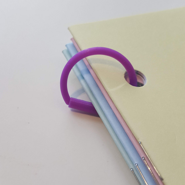 3D Printable Paper Binder by Jiwoong Kim