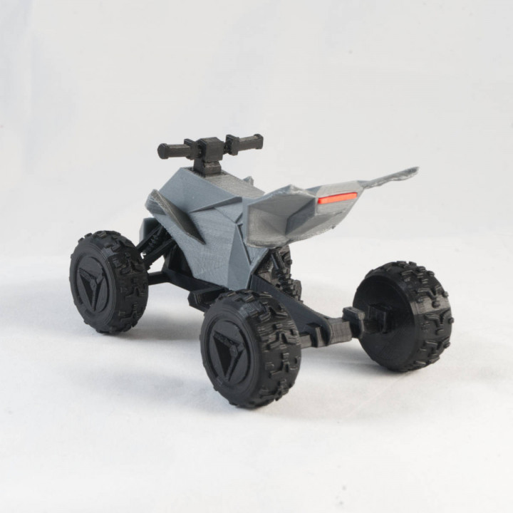 3D Printable CYBERQUAD by Aitor Baltziskueta
