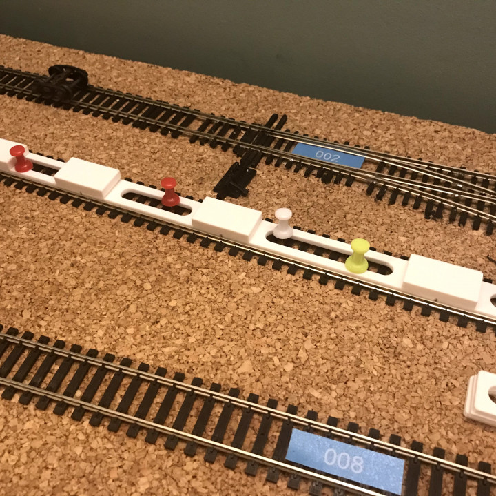 3D Printable Ho Scale Flexible Track Laying Tools by Jason Chard