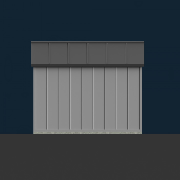 3D Printable Storage unit 002 (HO/OO scale ) 1:87 Scale by Luke Crowhurst