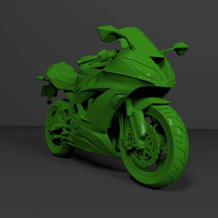 3D Printable Motorcycle 2013-2018 READY FOR PRINTING by demis sarda