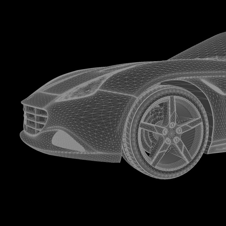 3D Printable Super Car 3D model Ready to Print by demis sarda