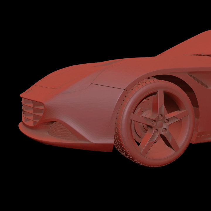 3D Printable Super Car 3D model Ready to Print by demis sarda