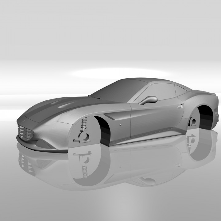 3D Printable Super Car 3D model Ready to Print by demis sarda