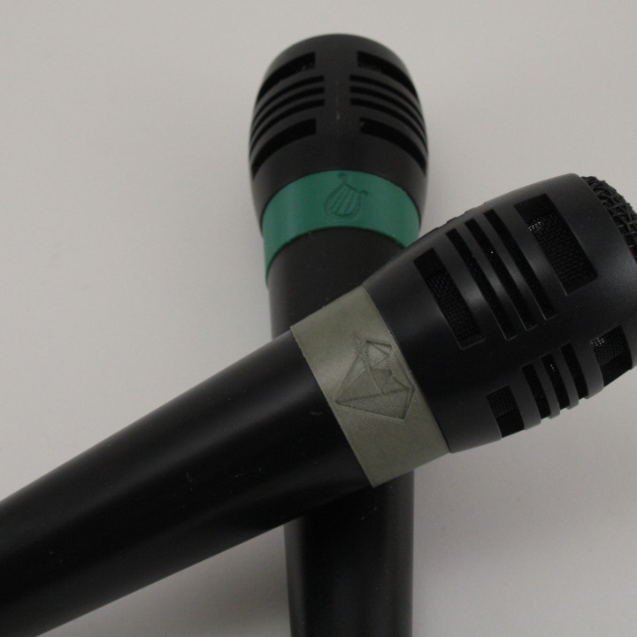 3D Printable Pony (MLP) themed rings for Singstar microphones by Julian