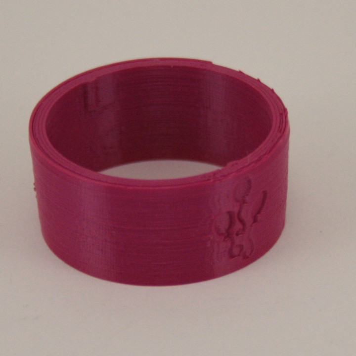 3D Printable Pony (MLP) themed rings for Singstar microphones by Julian