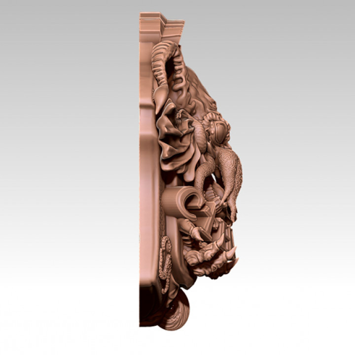 3D Printable Cthulhu Wall Plaque by Richard Hanson