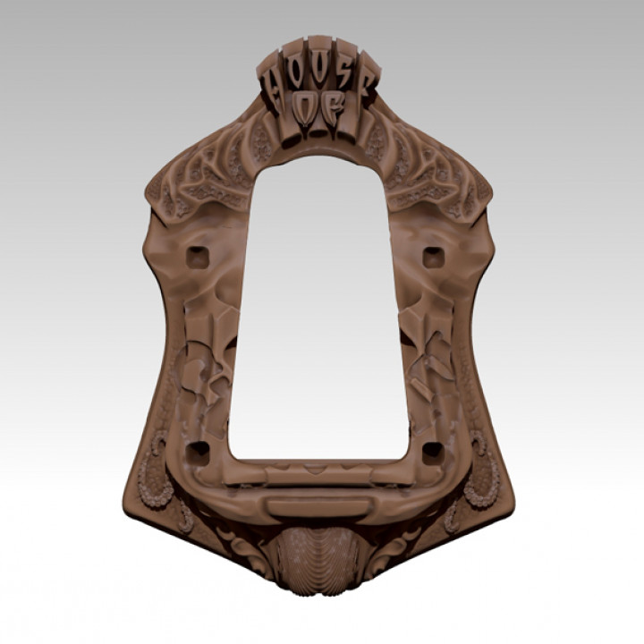 3D Printable Cthulhu Wall Plaque by Richard Hanson