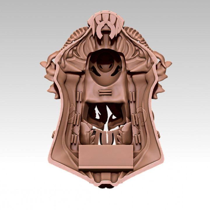 3D Printable Cthulhu Wall Plaque by Richard Hanson