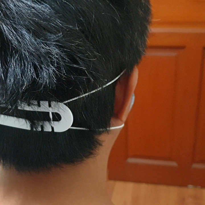 3D Printable Face Mask Holder by Jumz Bee