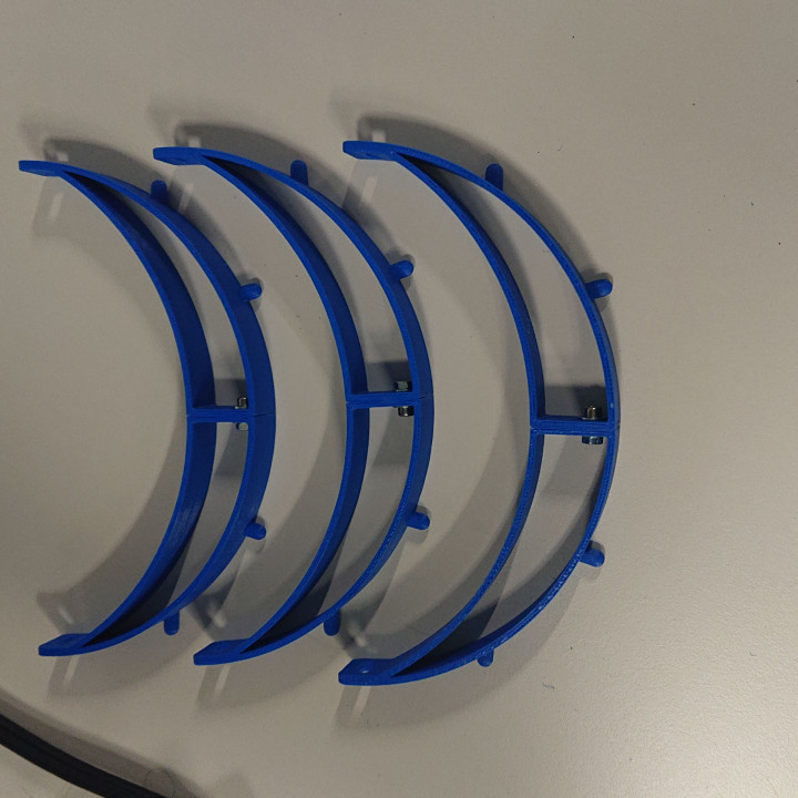 3D Printable Face shield support by András Nagy