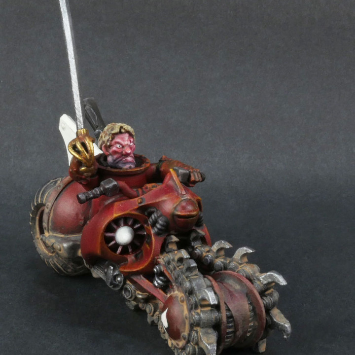 3D Printable Megabikes - Space Biker Army Set by Treadhead Rad