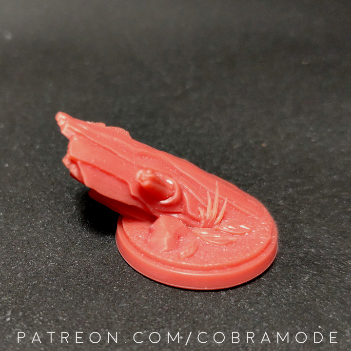 3D Printable Fallen Log Base by CobraMode