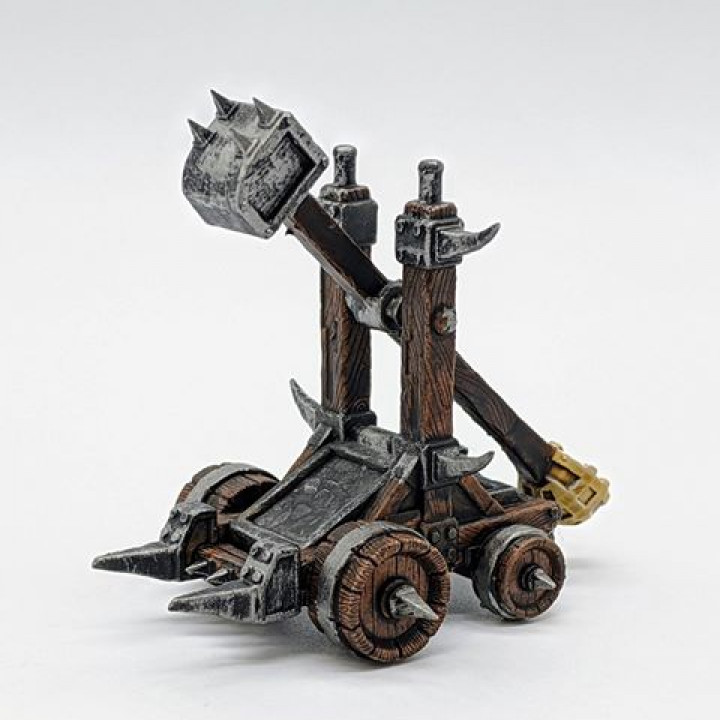 3D Printable Goblin Catapult by Clay Cyanide Miniatures