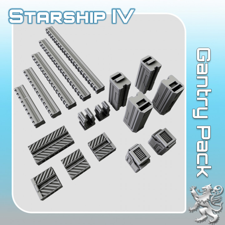 3D Printable Gantry Pack by 2nd Dynasty