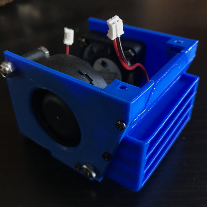 3D Printable Thing ico Anycubic I3 Mega Improved Hotend Fanbox (also S ...