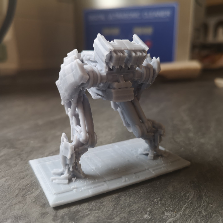 3D Printable Assault Mech by Long