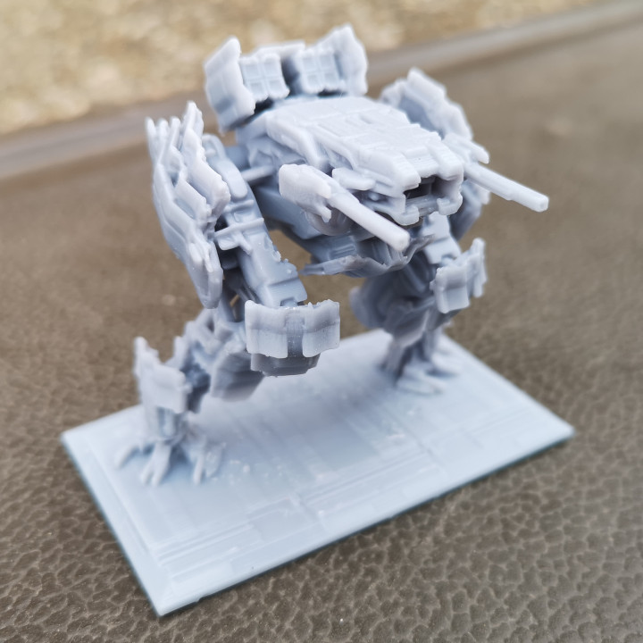 3D Printable Assault Mech by Long