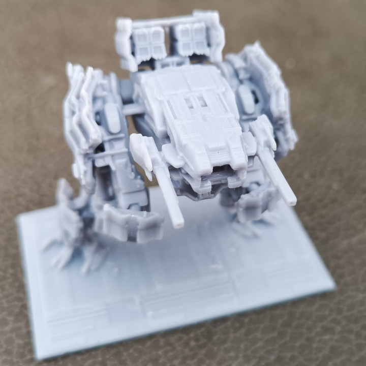 3D Printable Assault Mech by Long