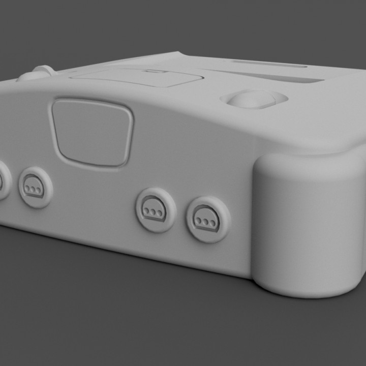 3D Printable N64 Retro Raspberry Pi Case by Kyle Mendez