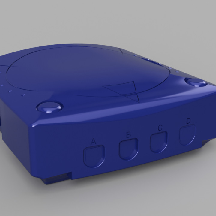 3D Printable Dreamcast Retro Raspberry Pi Case by Kyle Mendez