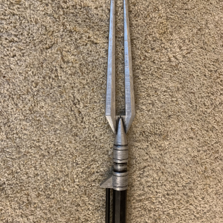 3D Printable Mandalorian rifle updated parts by Caleb