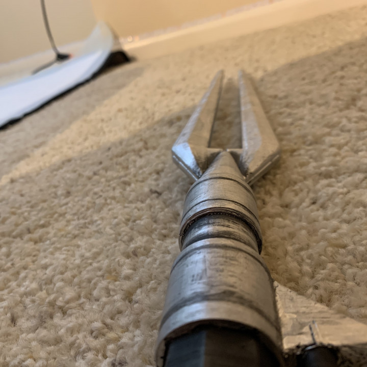 3D Printable Mandalorian rifle updated parts by Caleb