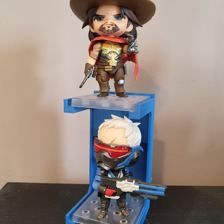 3D Printable Nendoroid Dual Stand by Joe