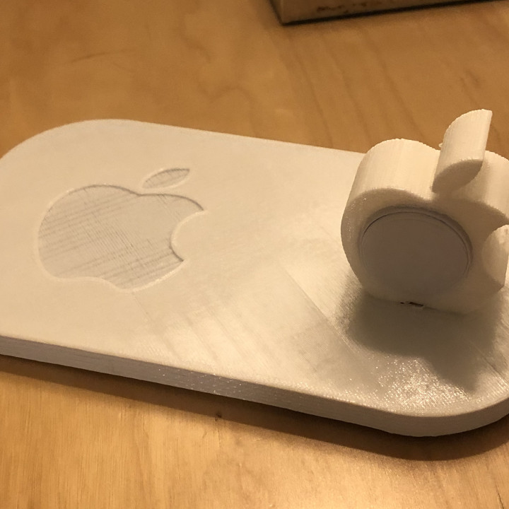 3D Printable Apple Watch and iPhone docking station by Jack Richardson