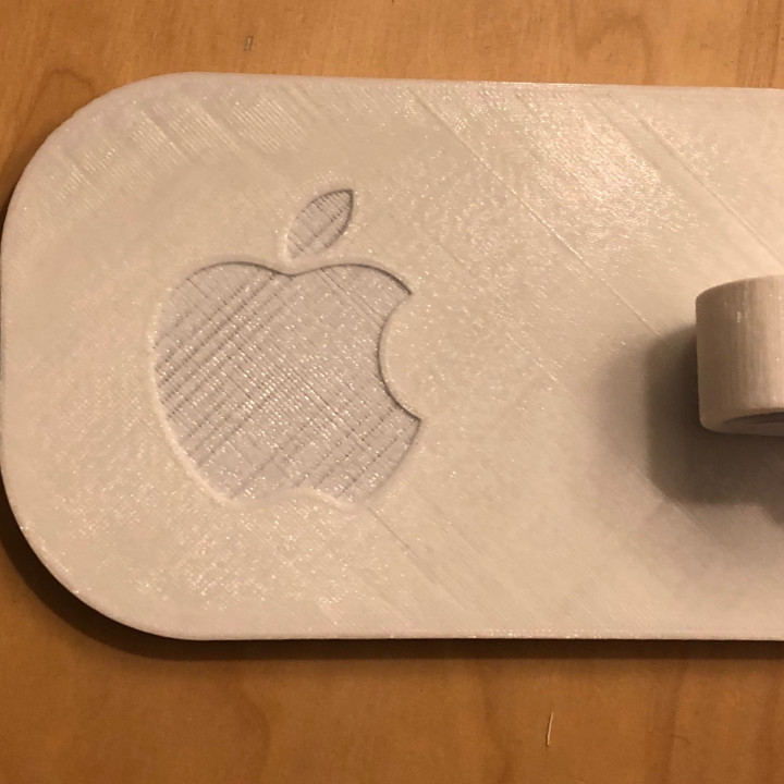 3D Printable Apple Watch and iPhone docking station by Jack Richardson