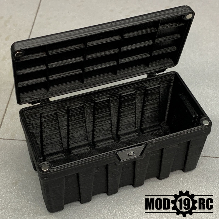3D Printable Tuff Box Storage Bin (Full Depth) by Mod19RC