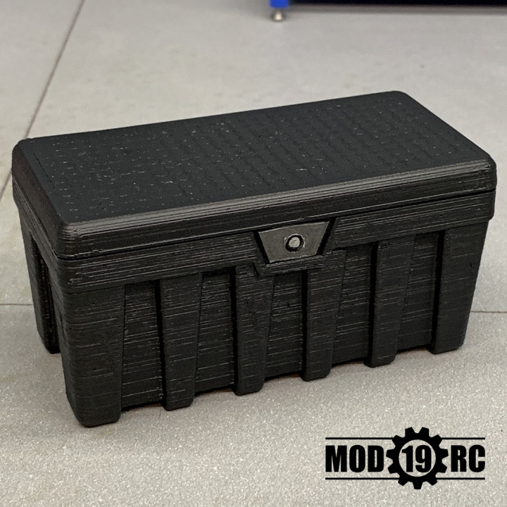 3D Printable Tuff Box Storage Bin (Full Depth) by Mod19RC