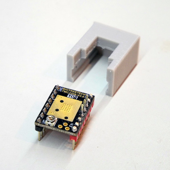 3D Printable Jig for perfect heatsink placement on a stepper driver by ...