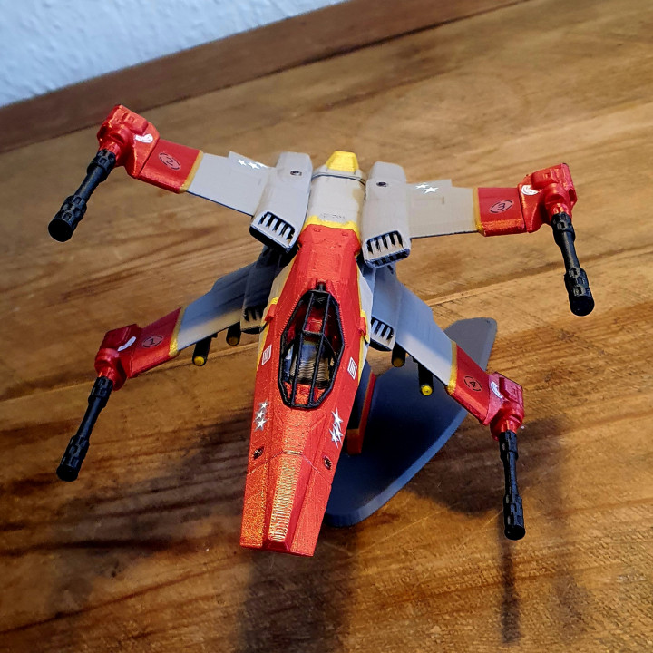 3D Print of Starfire MKII Starfighter by fab2fab
