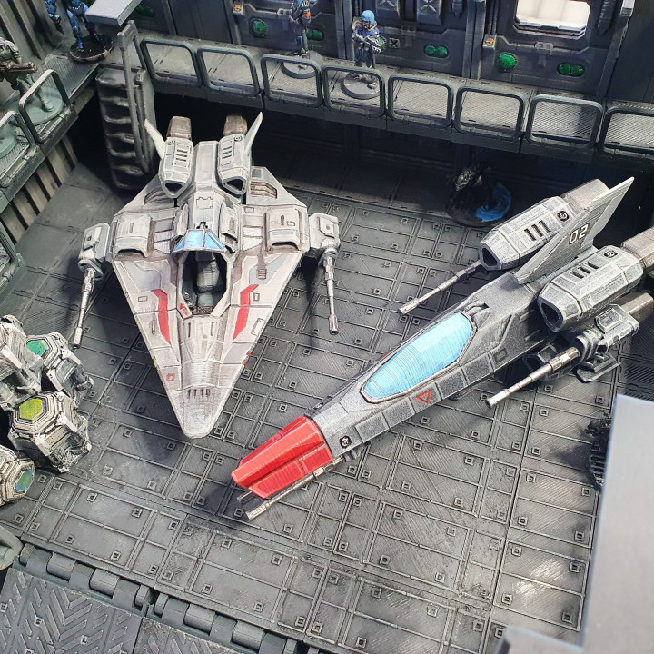 3D Printable Starfighter Pack by 2nd Dynasty