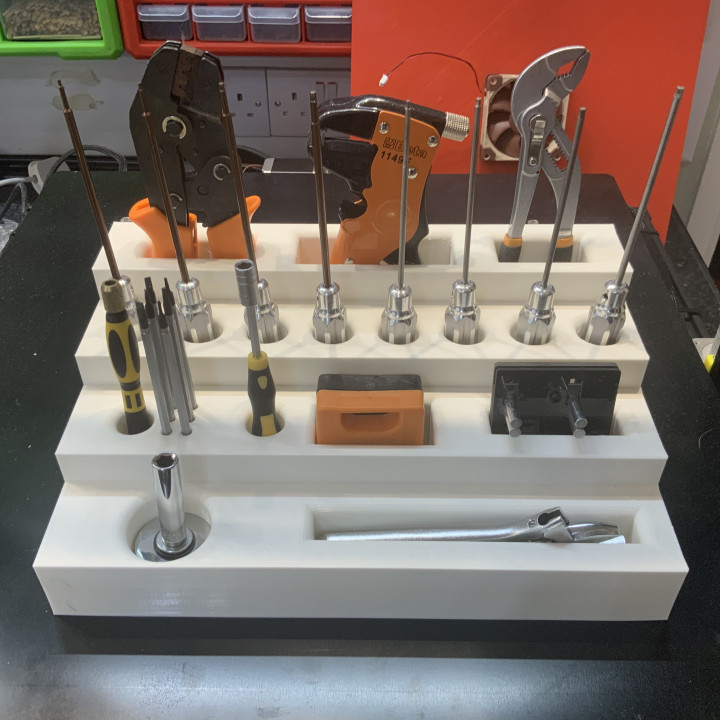 3D Printable Tools Stand by Danny Gilbert